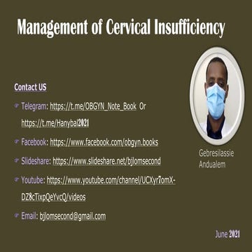 Cervical incompetence | PPTX