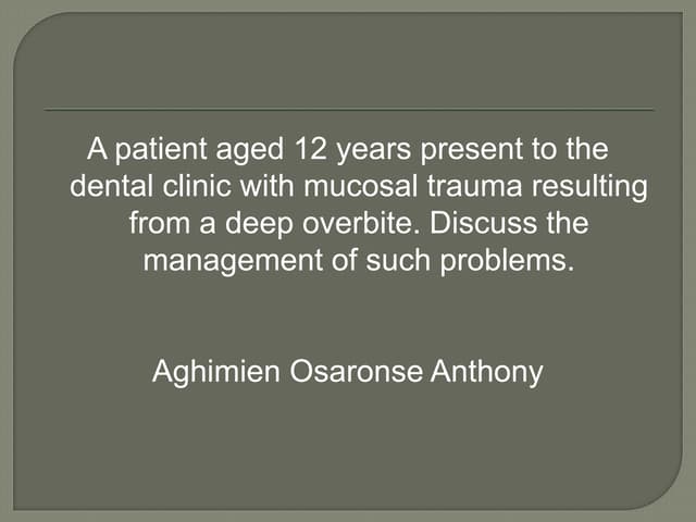 Peer Assessment Rating (PAR) - Orthodontic Index | PDF