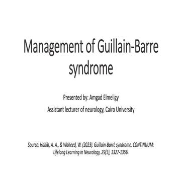 Management of Guillain-Barre syndrome.pptx