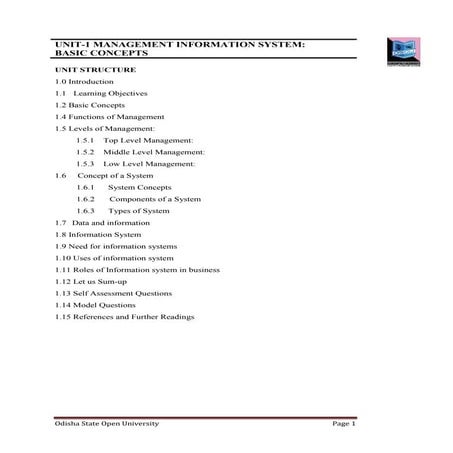 Management of information system | PDF