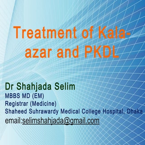 Management of ka&pkdl by dr shahjadaselim | PPT