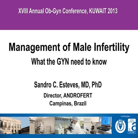 Management of Male Infertility | PDF
