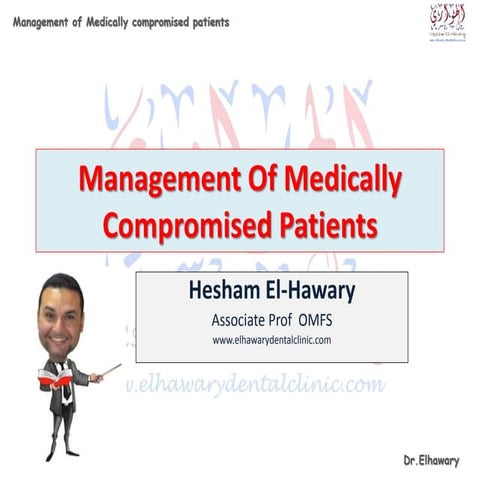 Management of medically compromised patients | PPTX