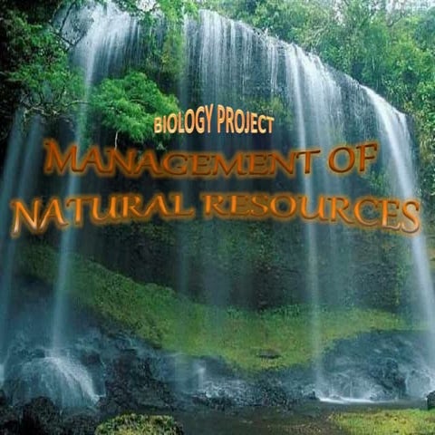 Natural resources | PPTX