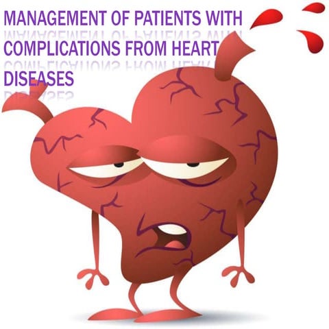 Management of patients with complications from heart diseases | PPTX