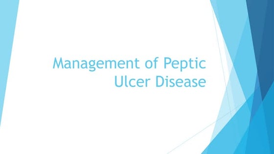 Peptic ulcer disease (pud) | PPT