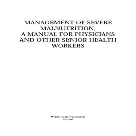 Management of sam guidelines for physicians and health officials | PDF