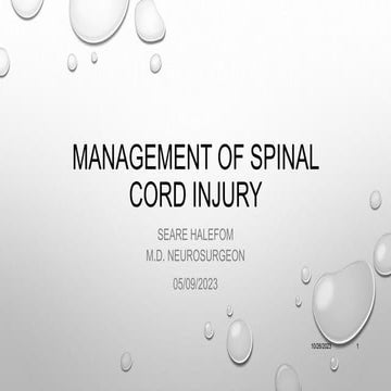 Management of spinal cord injury.pptx