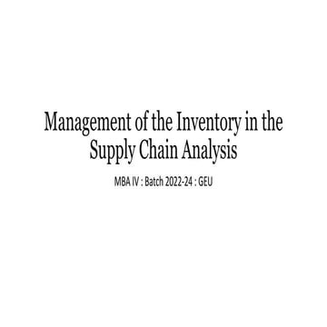 Management of the Inventory in the Supply Chain.pptx