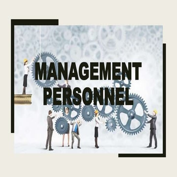 Management personnel | PPTX