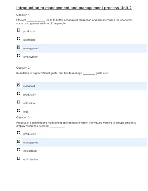 Pre test-organization-and-management | DOCX | Business Administration ...