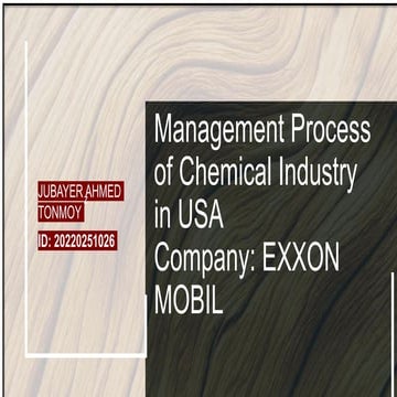 Exxon Mobil Corp: Company Profile and Snapshots | DOCX