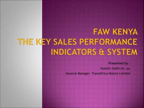 Work out your key production numbers | PPT