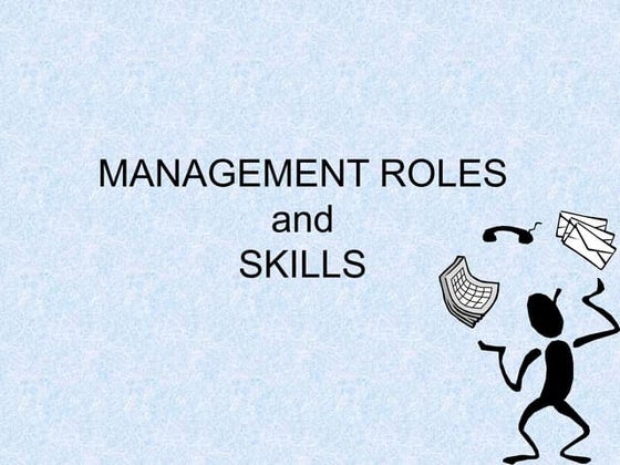 Managerial roles according to Mintzberg | PPT