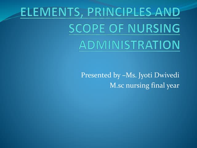 PPT on Administration | PPTX