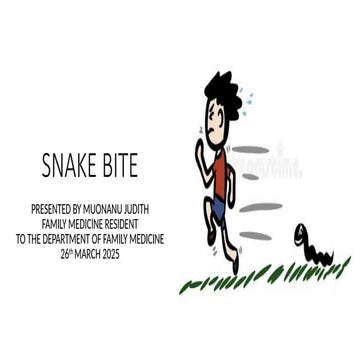 MANAGEMENT SNAKE BITE IN THE TROPICALS.pptx