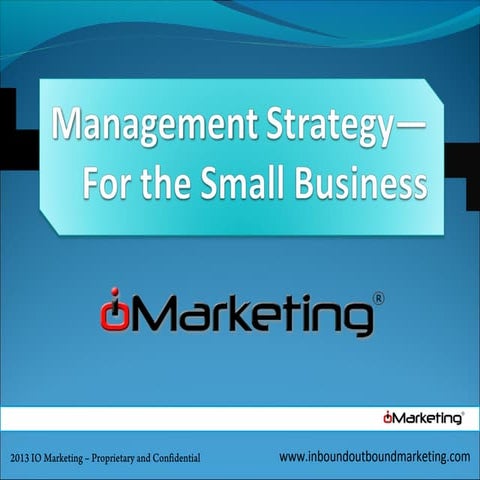 Management strategy | PPT