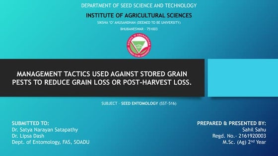 CROP PRODUCTION SECTORS AND SUB-SECTORS | PPT