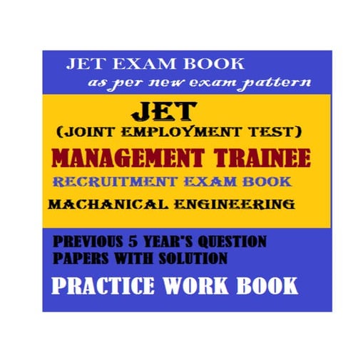 JET Management trainee exam book | PDF