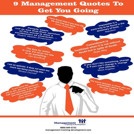 9 Management & Leadership Quotes To Get You Pumped | PDF