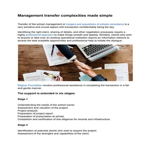 Management transfer complexities made simple.pdf
