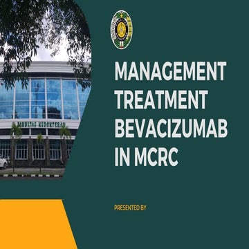 Management Treatment Bevacizumab in mCRC.pptx