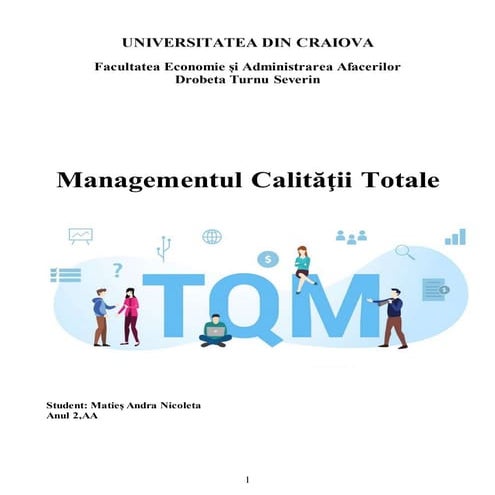 Managementul calitatii totale | DOC