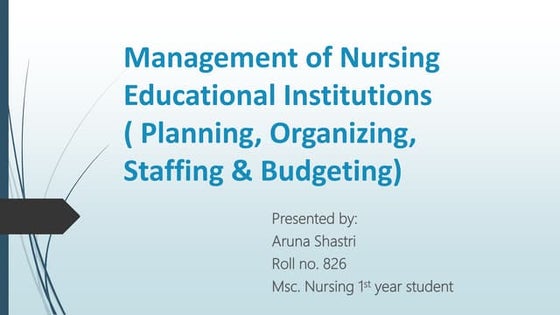 Maintenance of discipline- Nursing Management | PPT