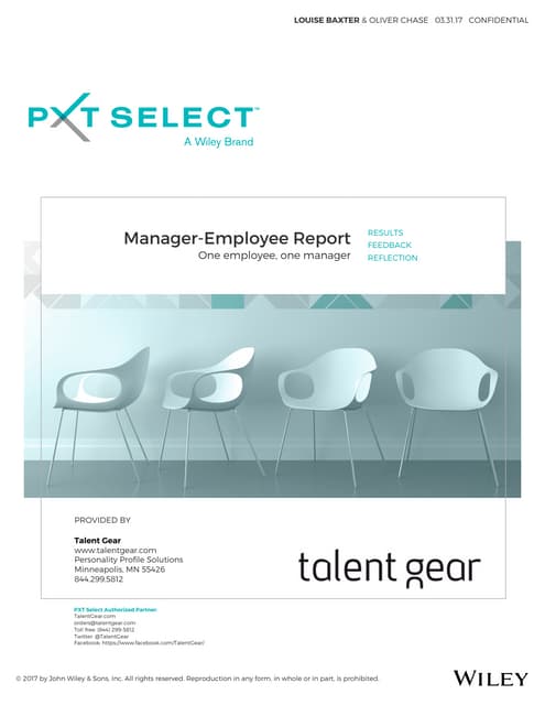 PXT Select™ Performance Model sample | PDF