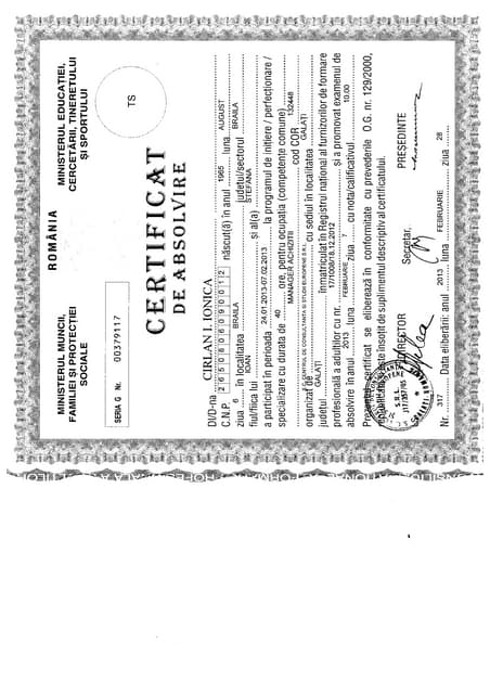 Diploma formator | PDF