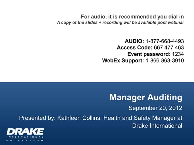 Loss Control Program Fundamentals | PPT