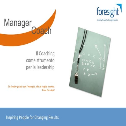 Manager Coach Preview Expotraining | PPT