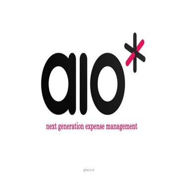 aio* manager guide - next generation expense management | PPT