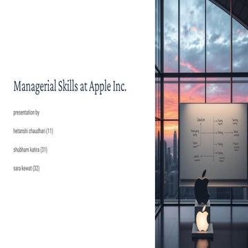 Managerial-Skills-at-Apple Managerial Sk | PDF