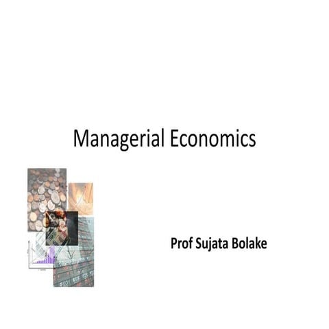 Managerial economics | PDF