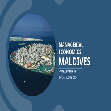 Managerial Economics - Macro-economic factors of Maldives.pptx
