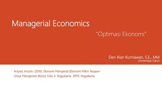 Matematika ekonomi (Keuntungan Maksimum) | DOCX