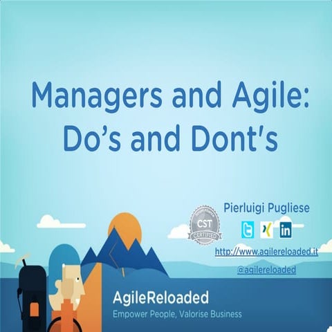 Managers and agile - do's and dont's | PPT
