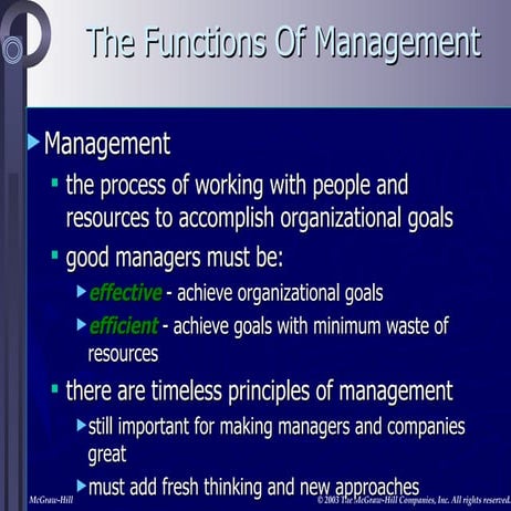 Functional Areas of Management in an Organization | PPTX