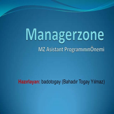 MZ Assistantin Önemi | PPSX