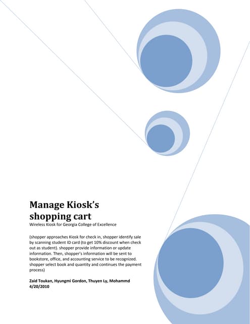 E commerce use case documentation. | PDF