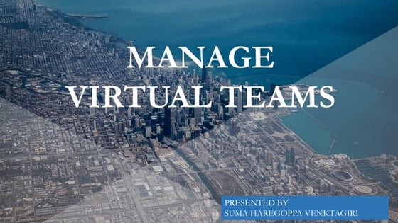 TMA World Viewpoint Global Virtual Teams | PPT