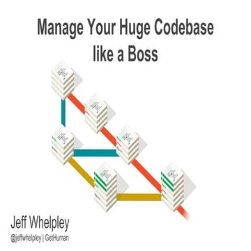 Manage Your Huge Codebase Like A Boss Ppt 