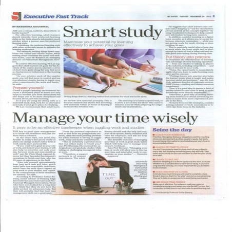 Manage your time wisely | PDF