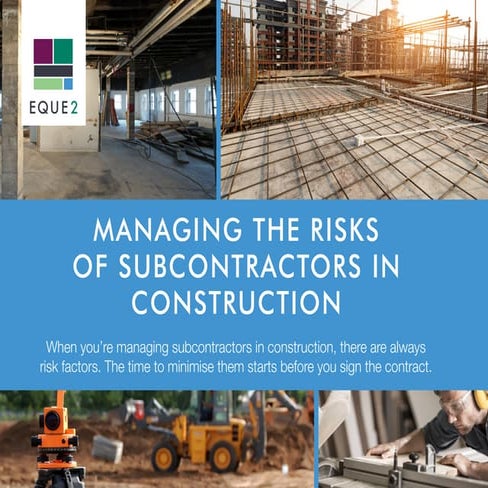 Managing the Risks of Subcontractors in Construction | PPT