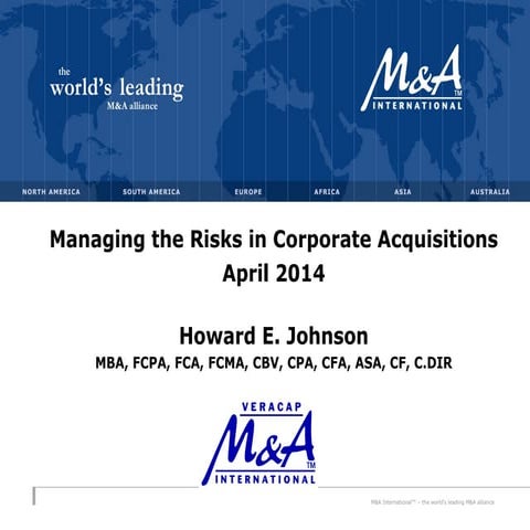 Managing Acquisition Risk | PPT