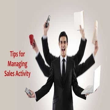 Managing Activity | PPTX | Sales | Business