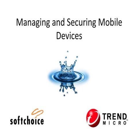 Managing and securing mobile devices | PPT