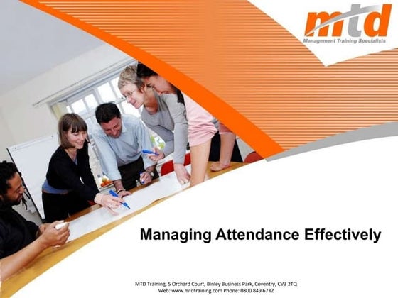Absence management slides | PPT