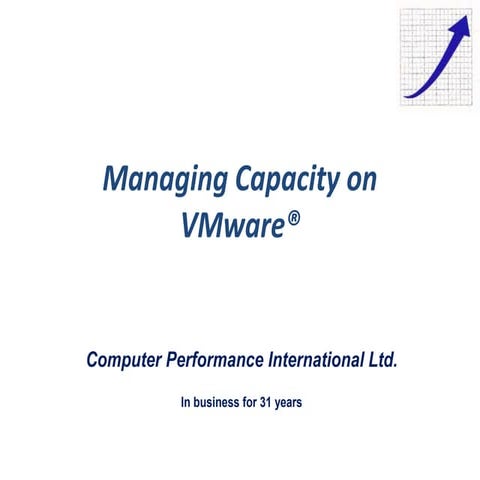 Managing Capacity on VMware | PPTX